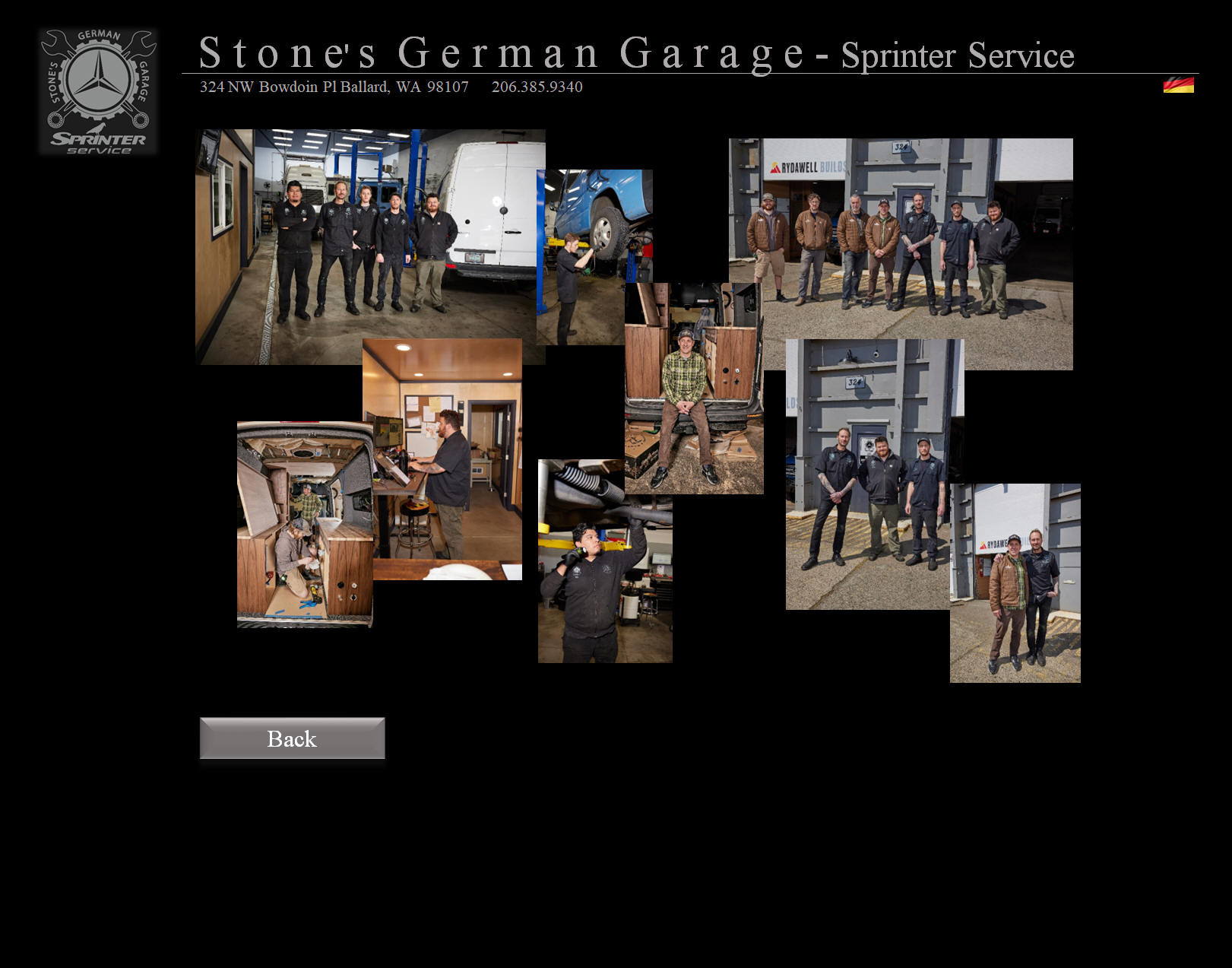 Stone's German Garage - Home